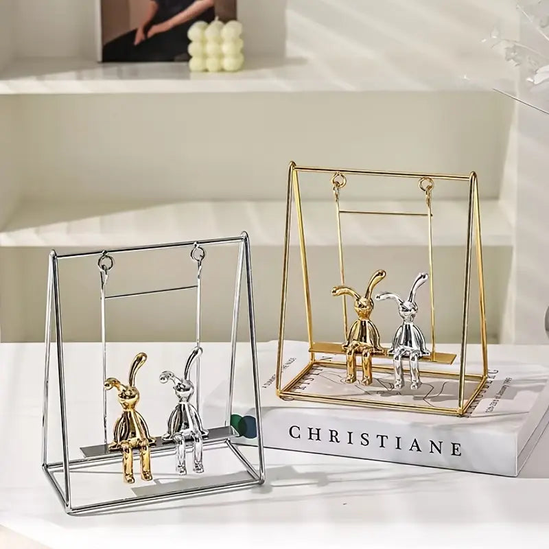 Golden Rabbits Pair – Cool Holdings